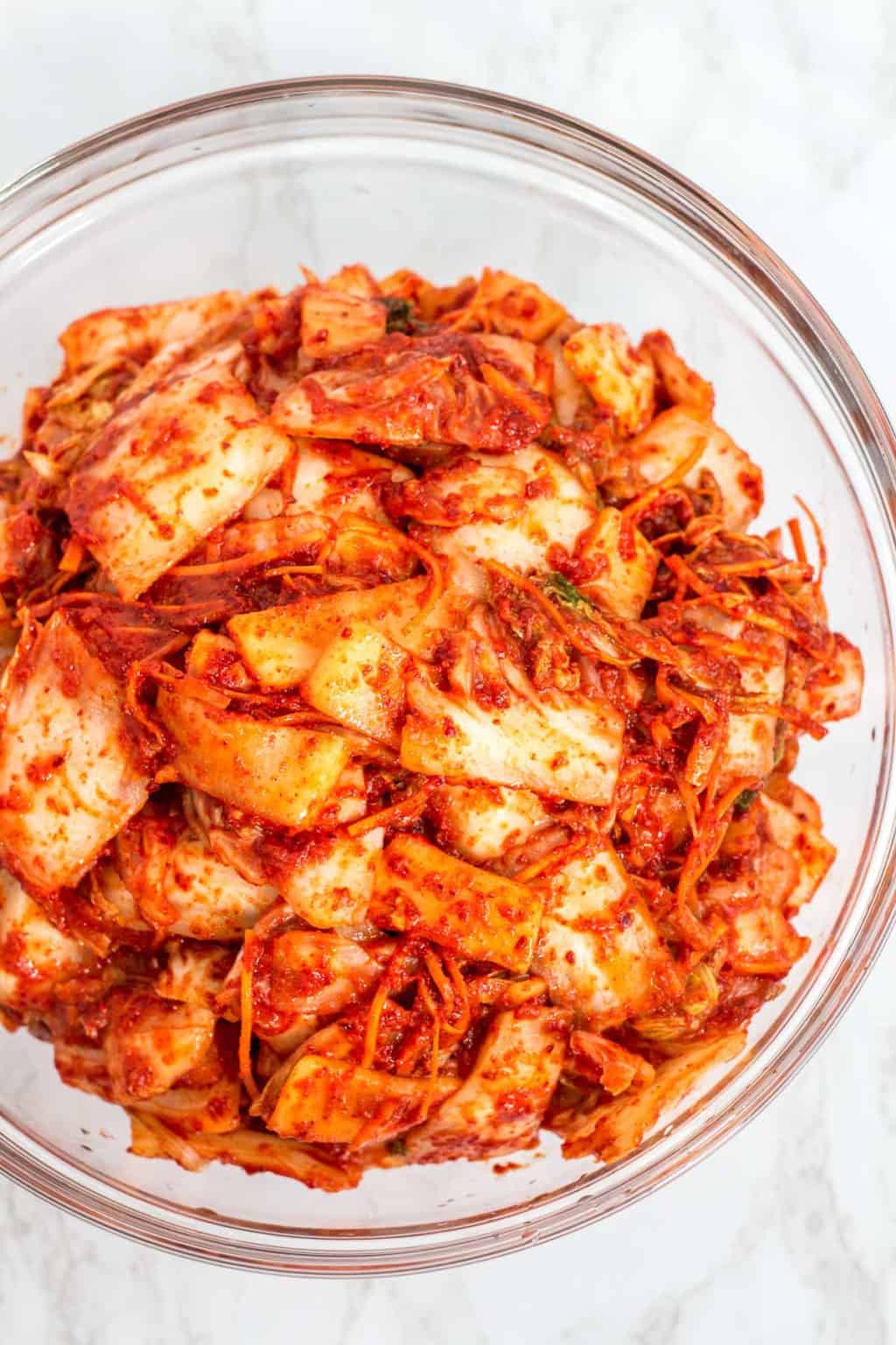 Easy Vegan Kimchi – Homemade Korean-Style (No Fish Sauce) - My Eclectic ...