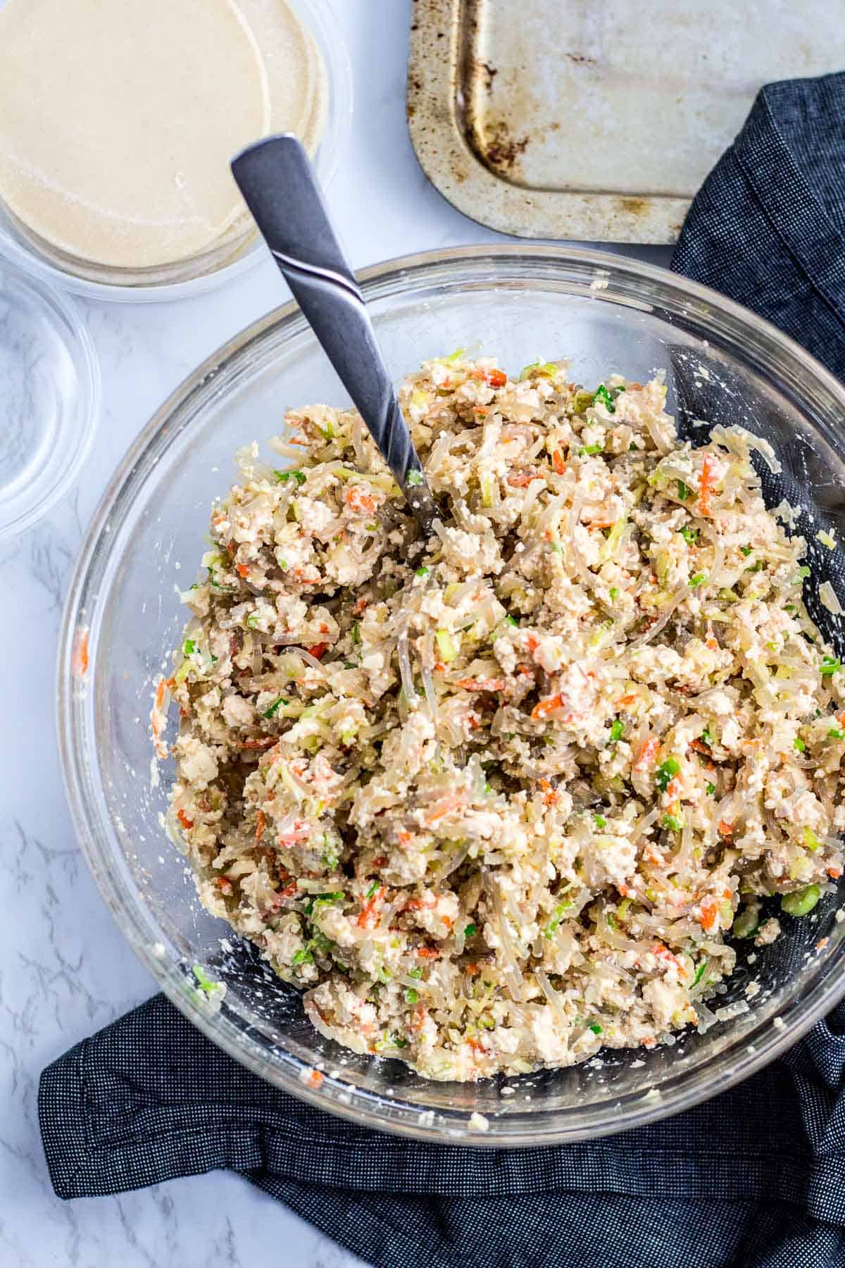 Vegan Dumplings Recipe (Korean Mandu with Tofu and Veggies) - My ...