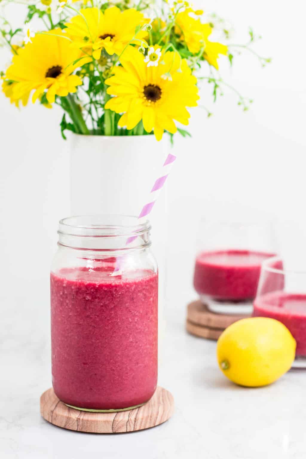 Antioxidant-rich Vegan Beet Smoothie - My Eclectic Bites