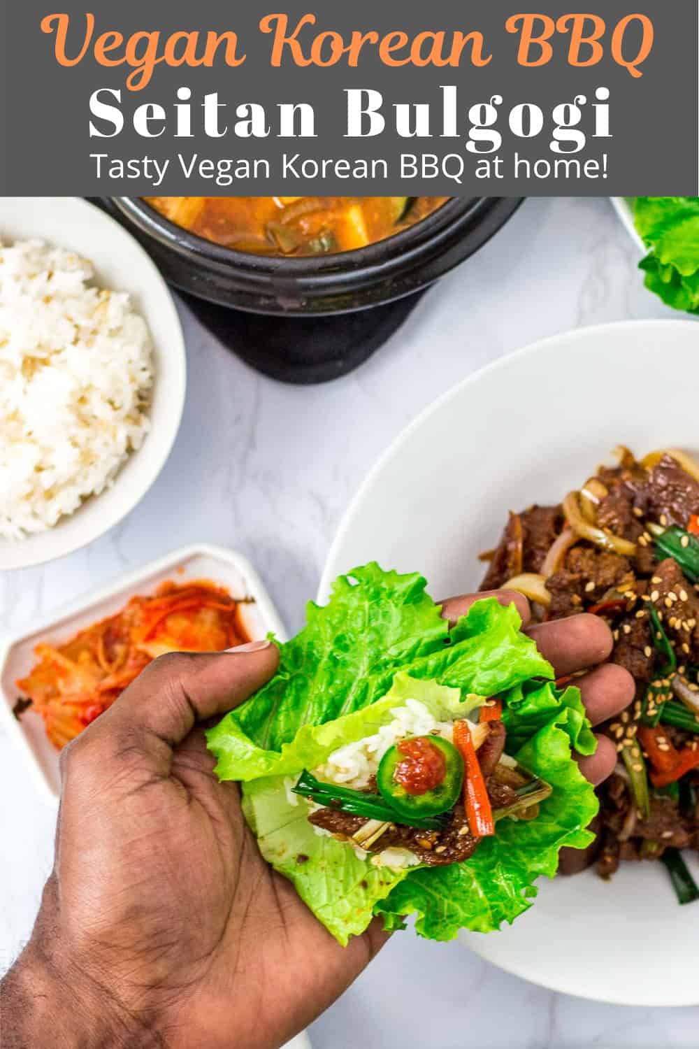 How to make Vegan Bulgogi with Seitan - My Eclectic Bites