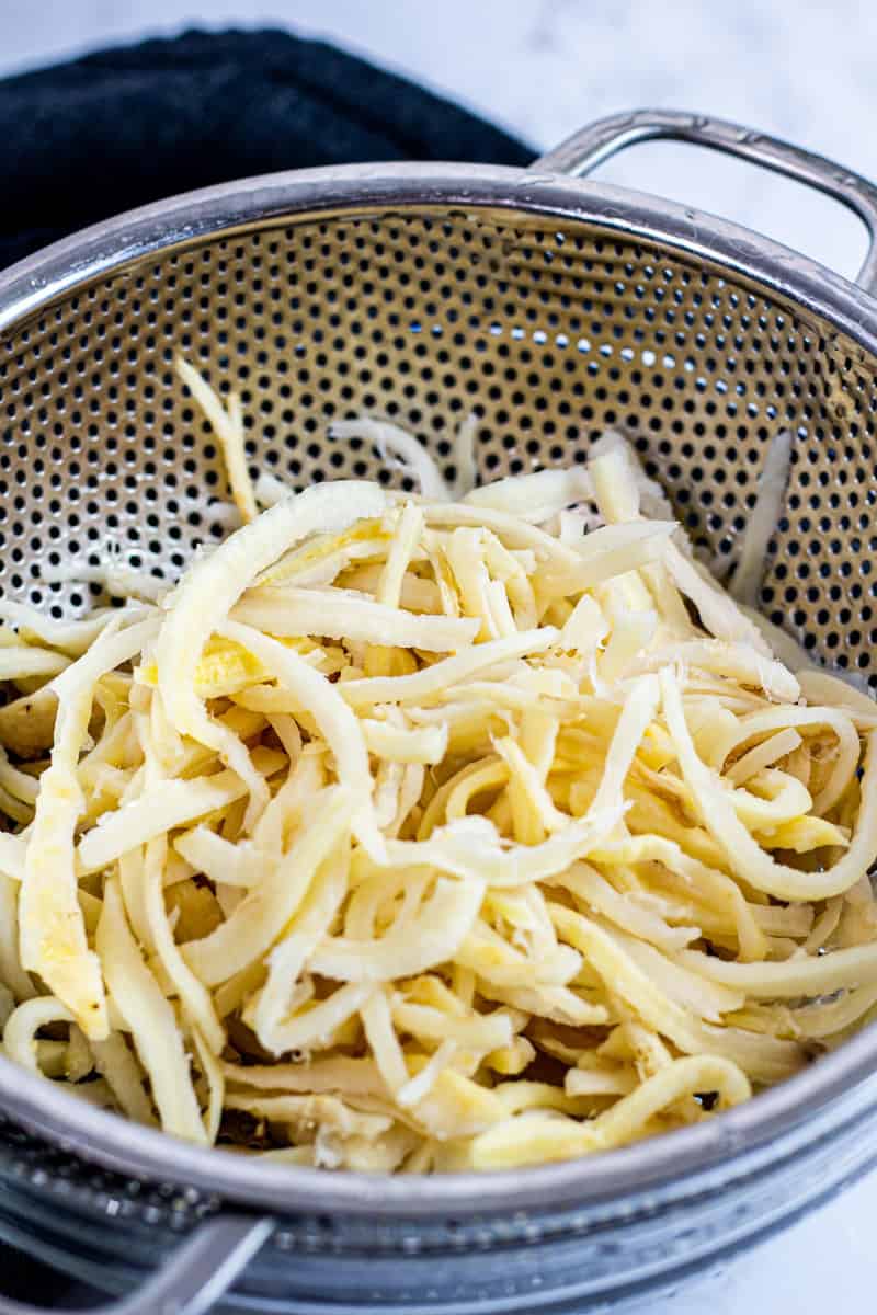 Sauteed Doraji (Bellflower roots) - My Eclectic Bites