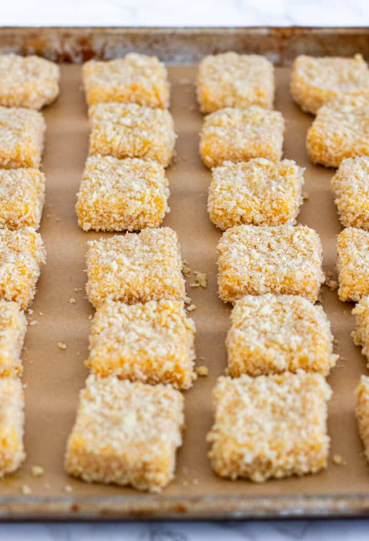 Cheesy Mac and Cheese Bites Recipe (Air Fryer Method) - My Eclectic Bites