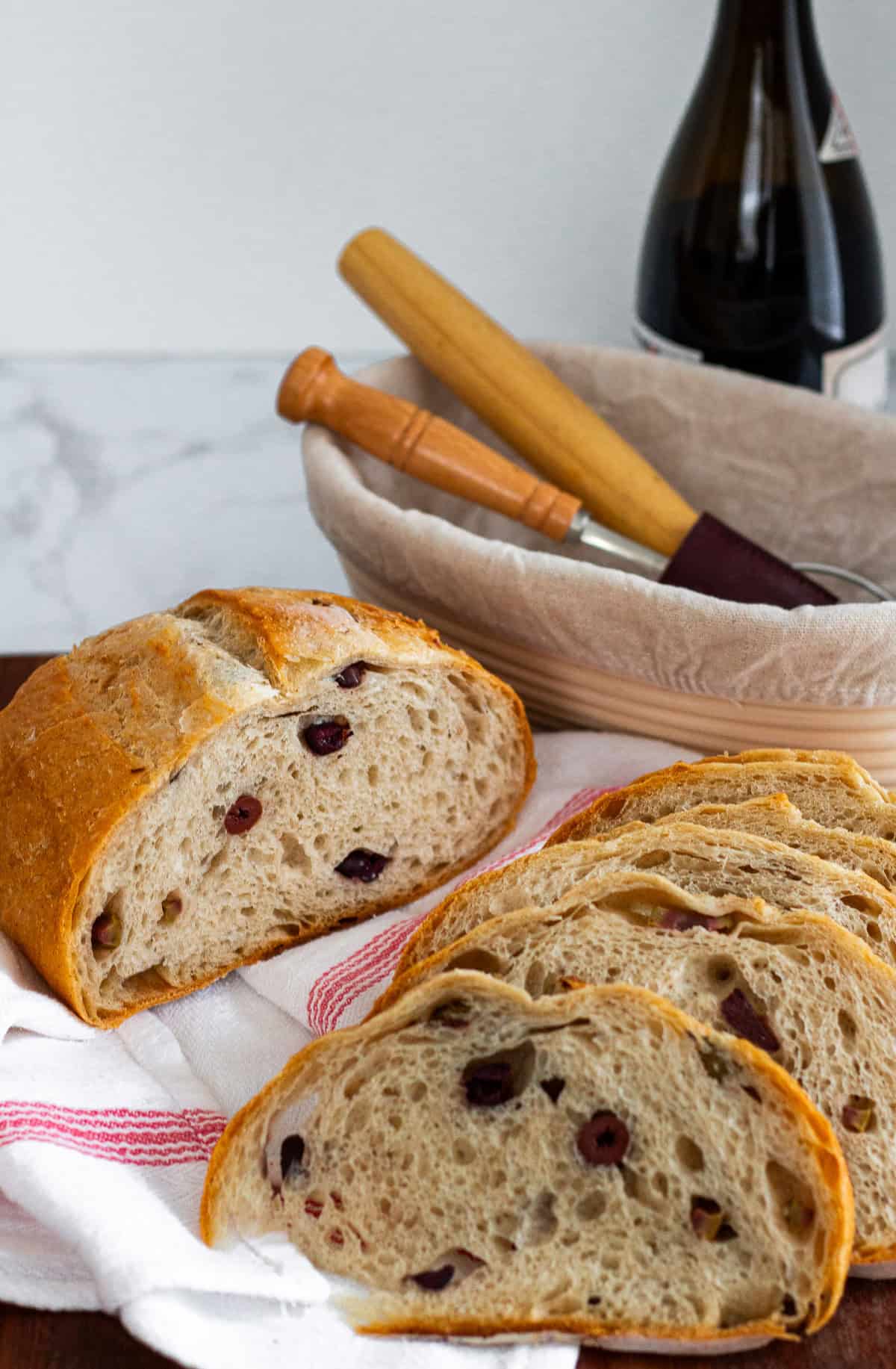 Small-Batch Sourdough Olive Bread for Two - My Eclectic Bites